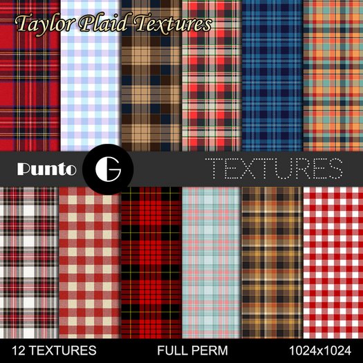 Second Life Marketplace - Taylor Plaid Textures